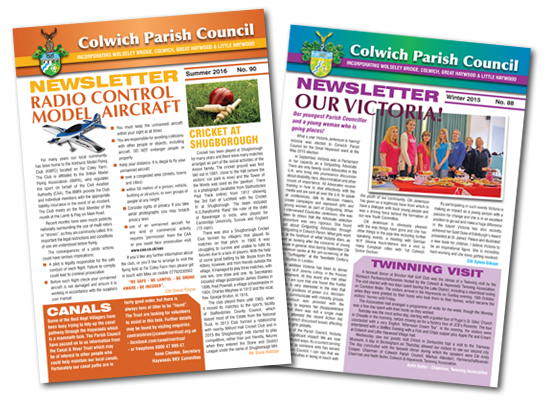 Parish Newsletters - Colwich Parish Council